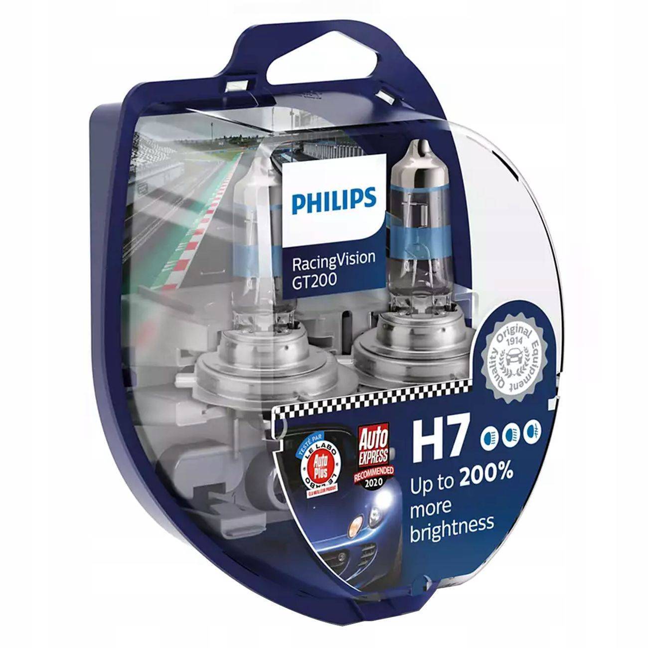 Philips Λάμπες 12V H7 Racing Vision GT200 - 2 τμχ. - Diamantis
