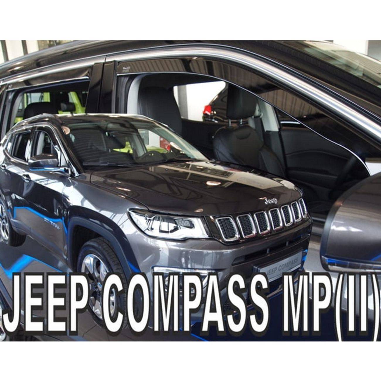 JEEP COMPASS MP 5D 2017+ ΣΕΤ ΑΝΕΜΟΘΡΑΥΣΤΕΣ ΑΥΤΟΚΙΝΗΤΟΥ HEKO - 4 ΤΕΜ ...