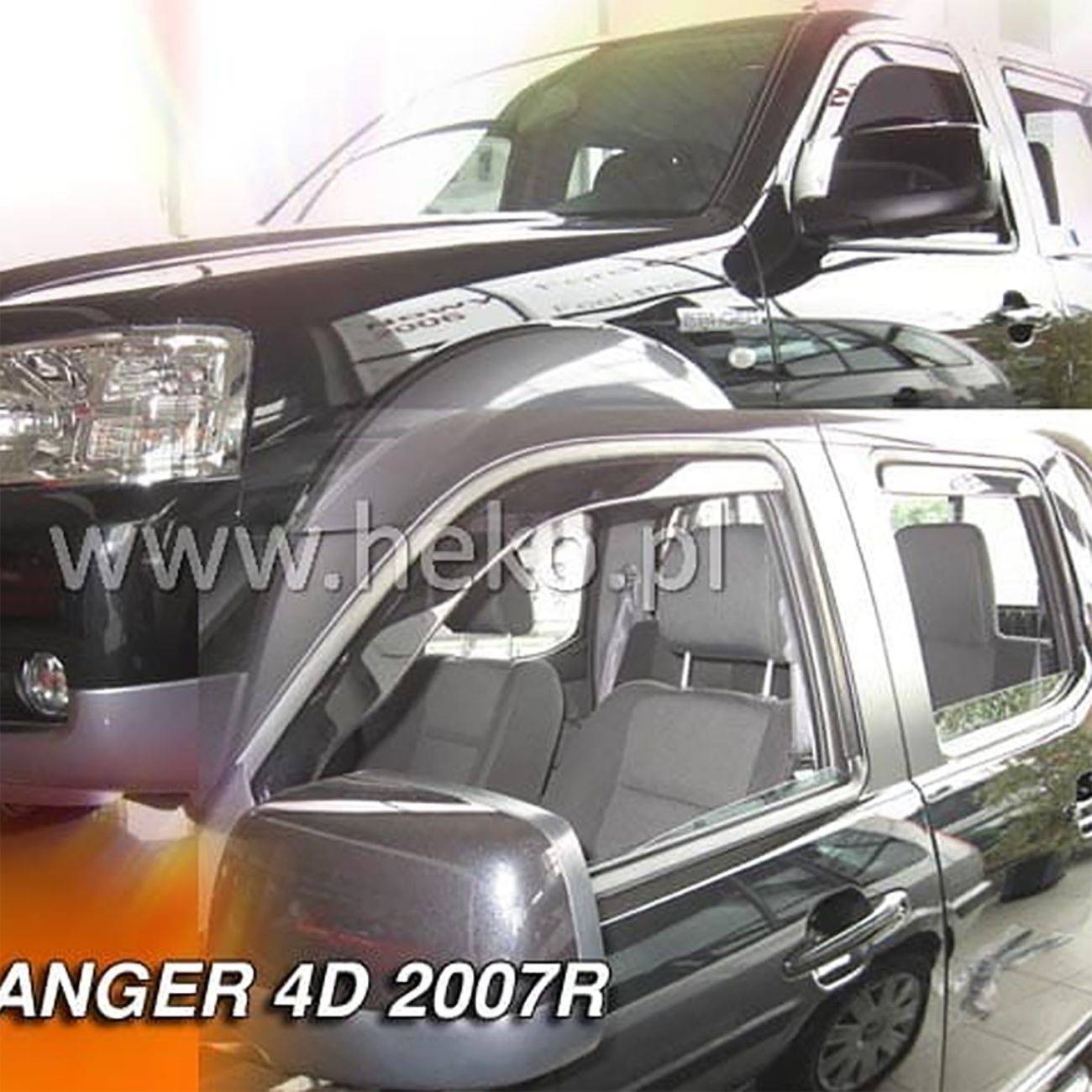 FORD RANGER 2 4D 2007-2012 ΖΕΥΓΑΡΙ ΑΝΕΜΟΘΡΑΥΣΤΕΣ HEKO - 2 ΤΕΜ. - Diamantis